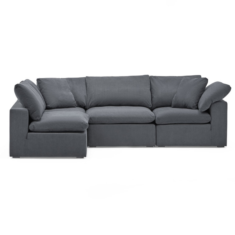 Birch Lane™ Calana Luxe 4-Piece Modular Sectional | Wayfair