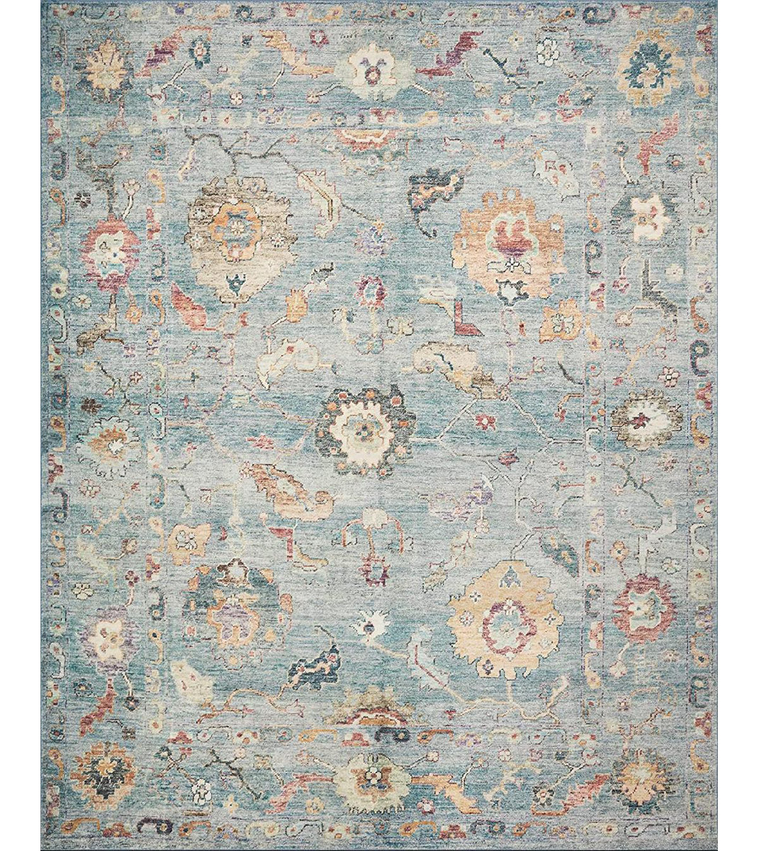 Loloi II Loloi Margot Denim/Multi Area Rug feat. CloudPile & Reviews ...