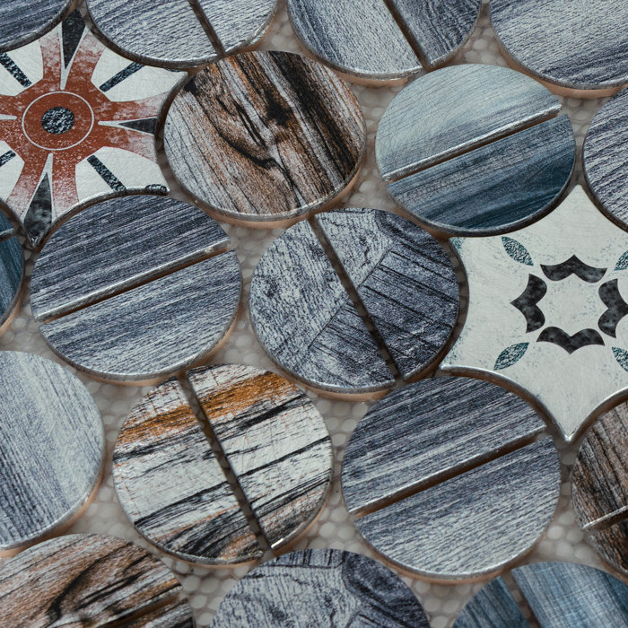 WS Tiles Twilight Aluminium Novelty Mosaic Tile - Wayfair Canada