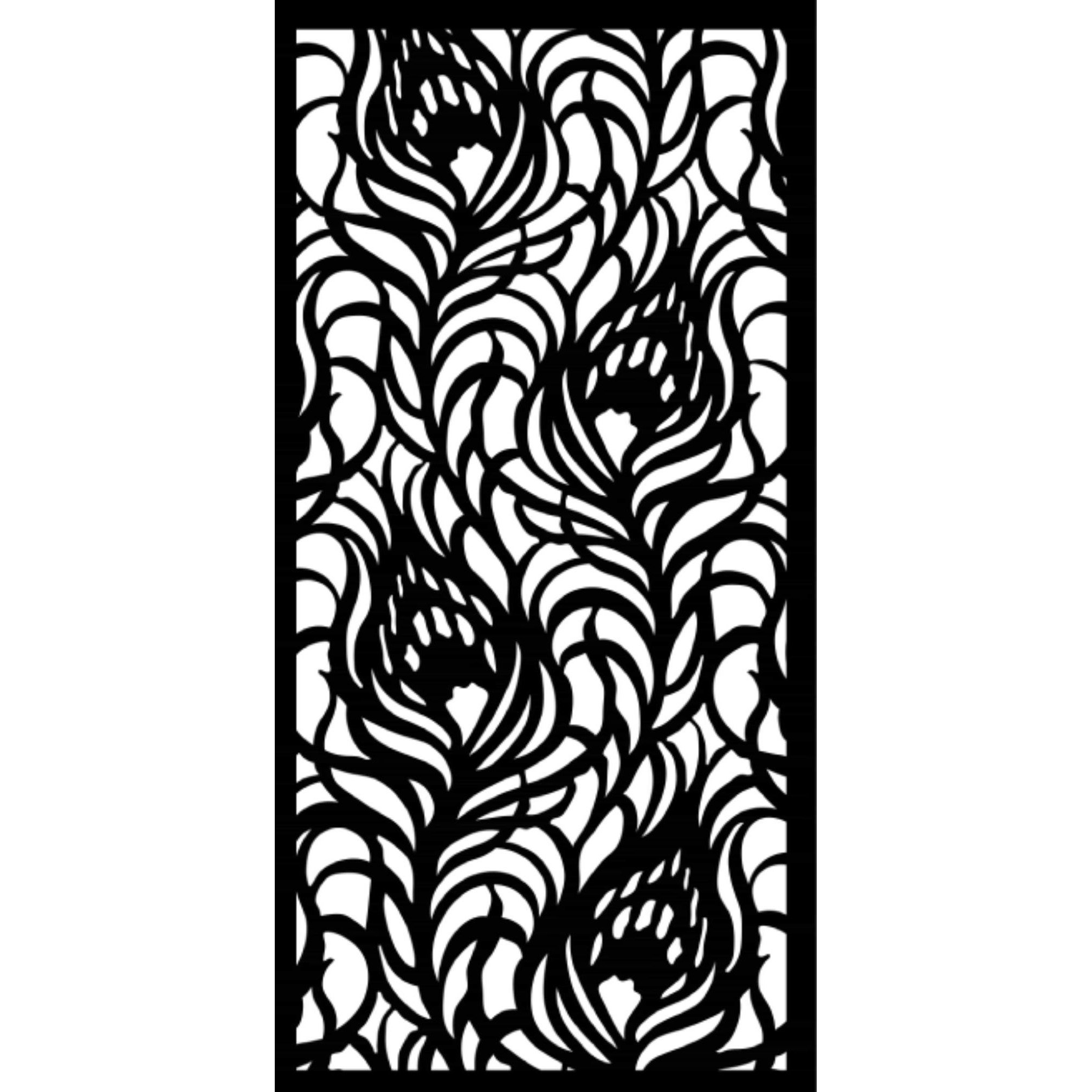 CORE Landscape Products Protea Decorative Privacy Screen PVC 3' x 6 ...