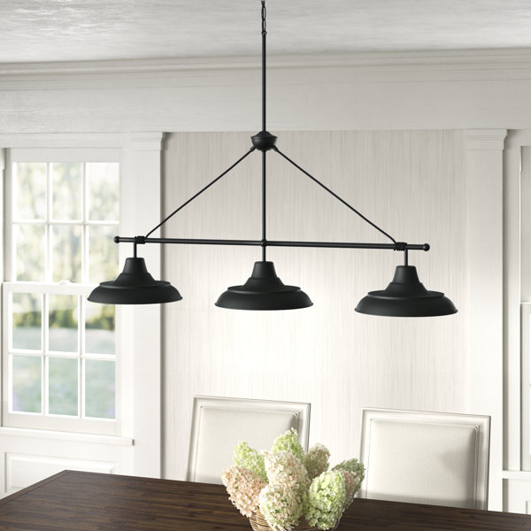 Birch Lane™ Ezo 3 - Light Kitchen Island Modern Linear Pendant | Birch Lane