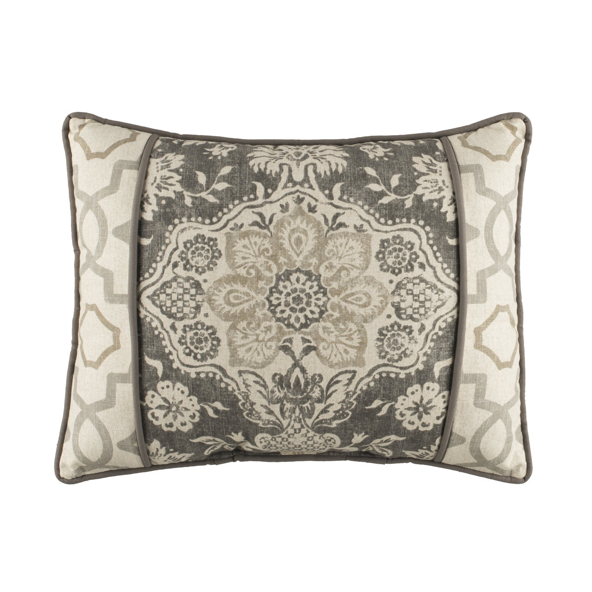 Thomasville At Home Belmont Metal Breakfast Cotton Lumbar Pillow | Wayfair