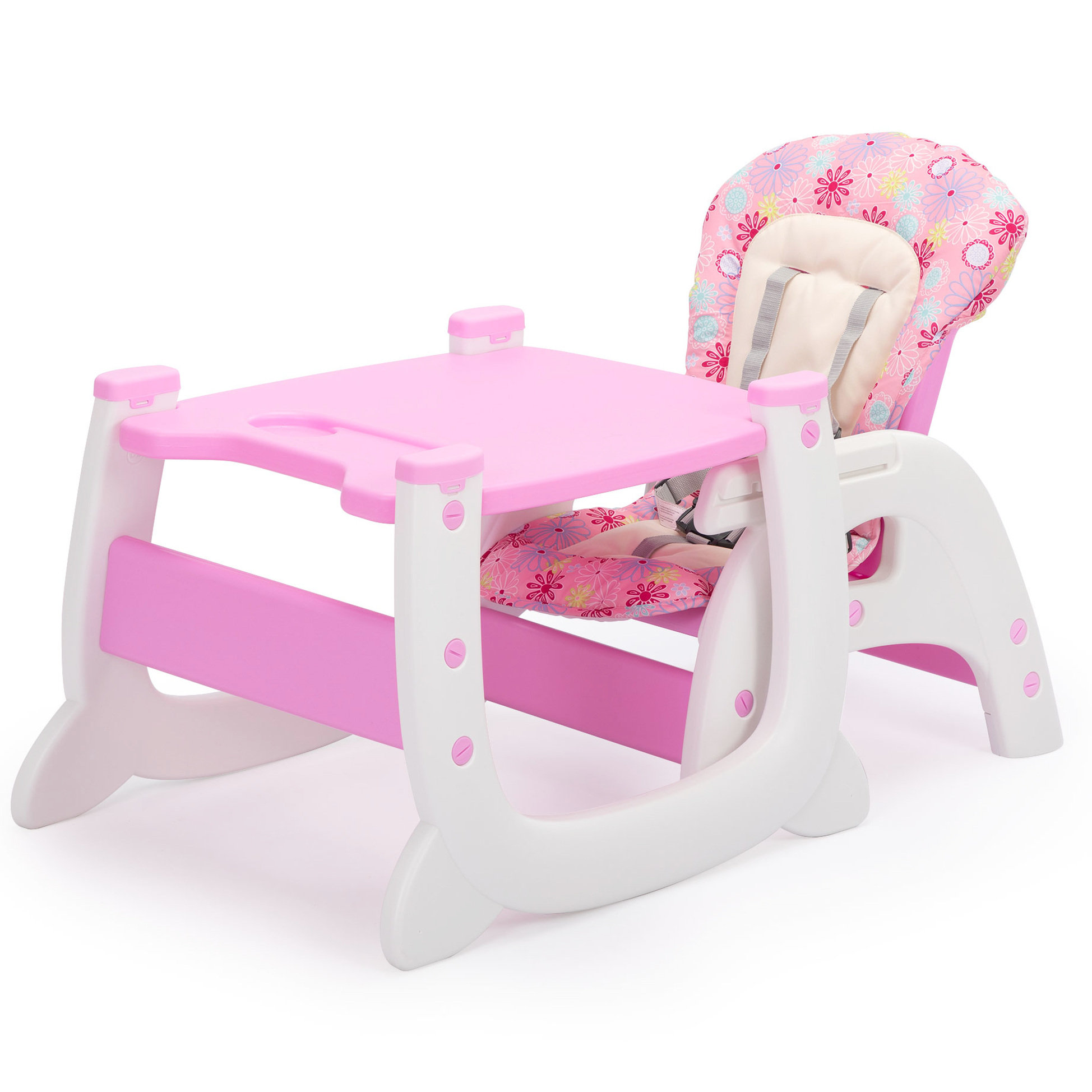 Ivy Bronx Functional Seat With 3 Back & Pink Colorway, Practical Desk ...