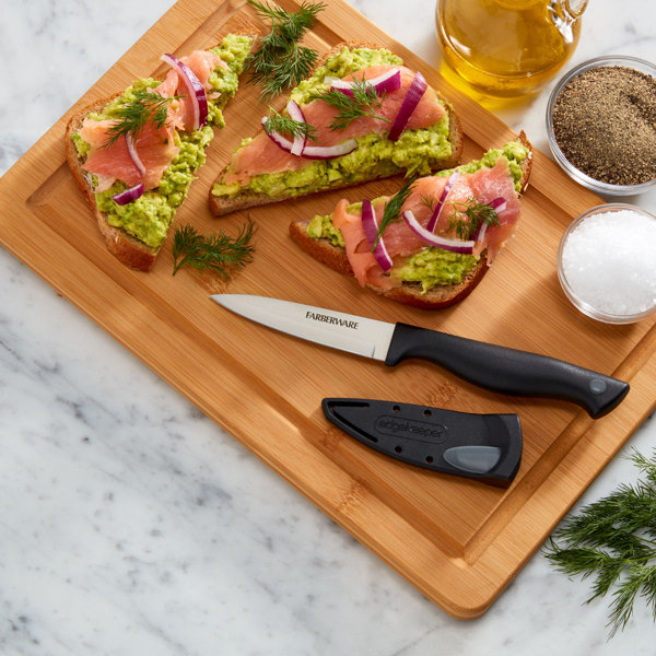 Farberware Edgekeeper Paring Knife with Built-In Self-Sharpening Blade ...