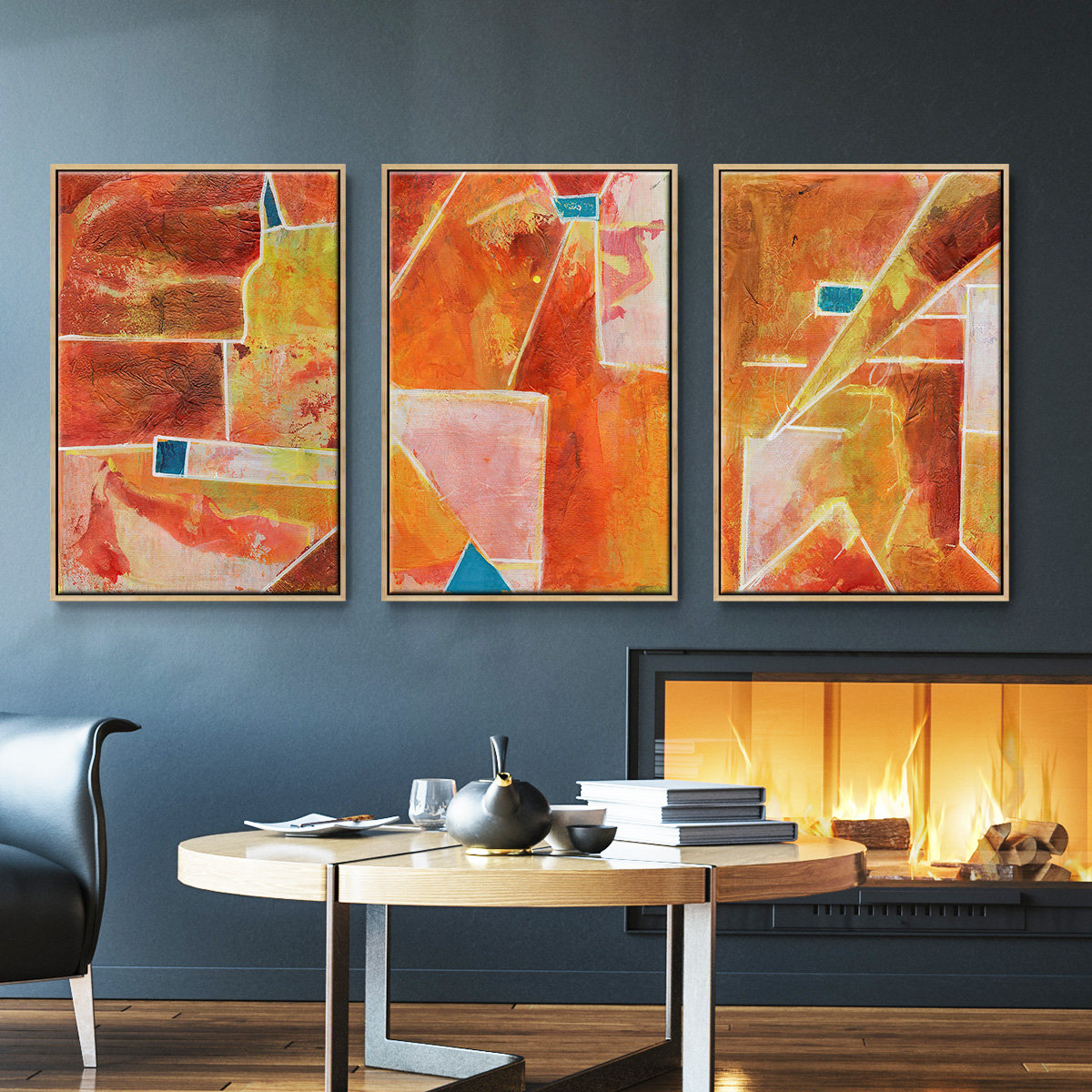 Wexford Home Primary Connection IVFramed Premium Gallery Wrapped Canvas ...