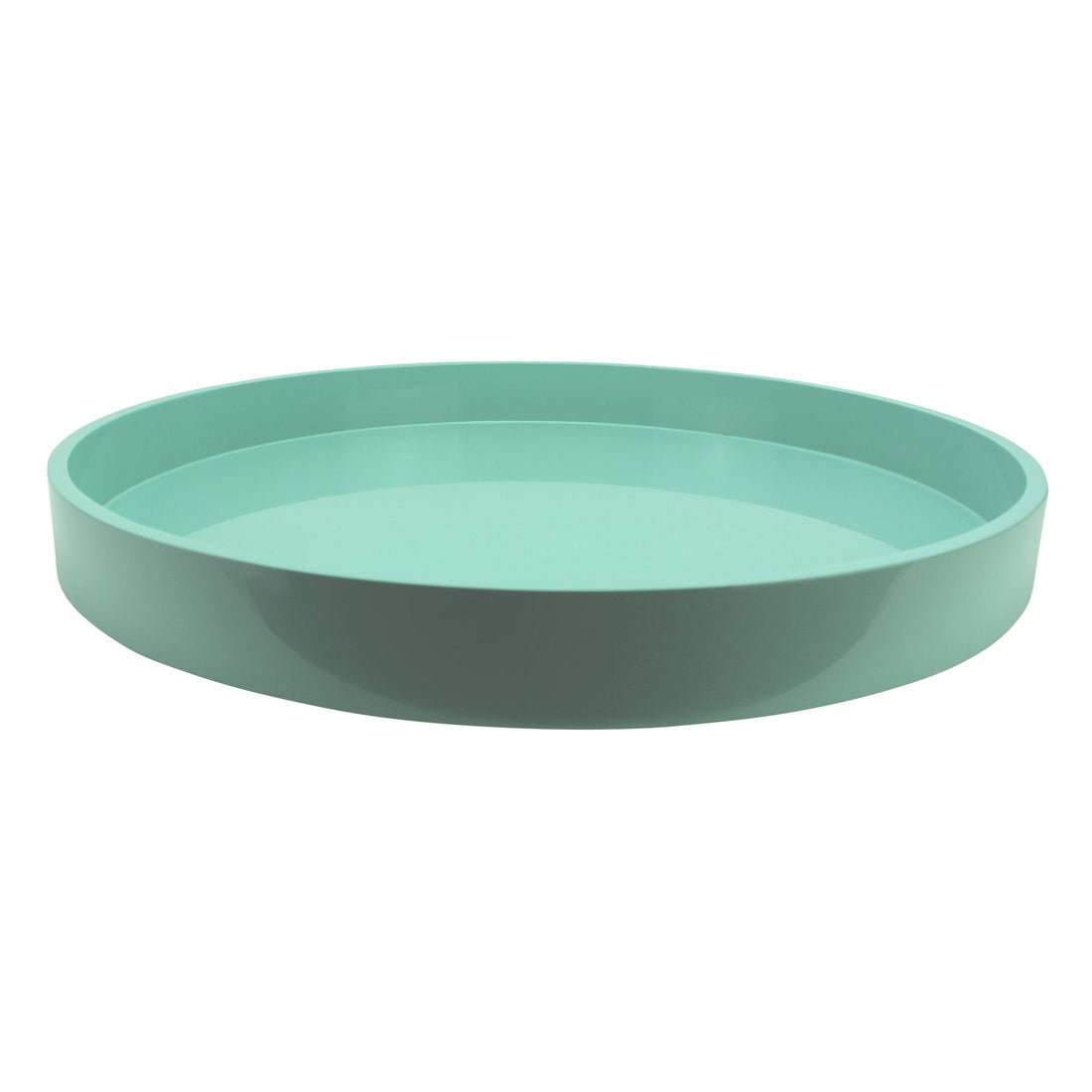 Addison Ross Straight Sided Round Lacquered Tray | Wayfair