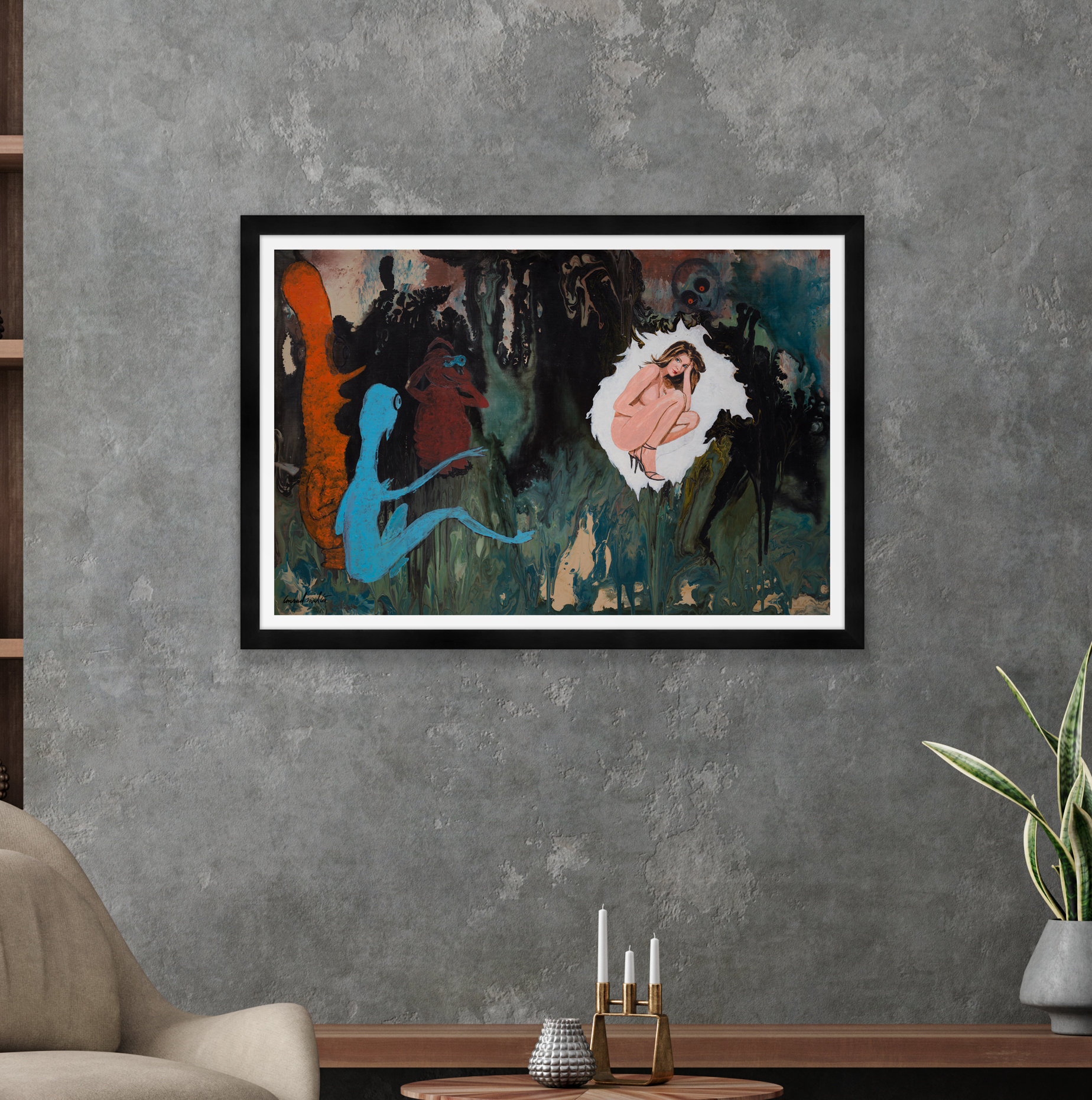 TK Home Aliens & Supermodel - Picture Frame Print - Wayfair Canada