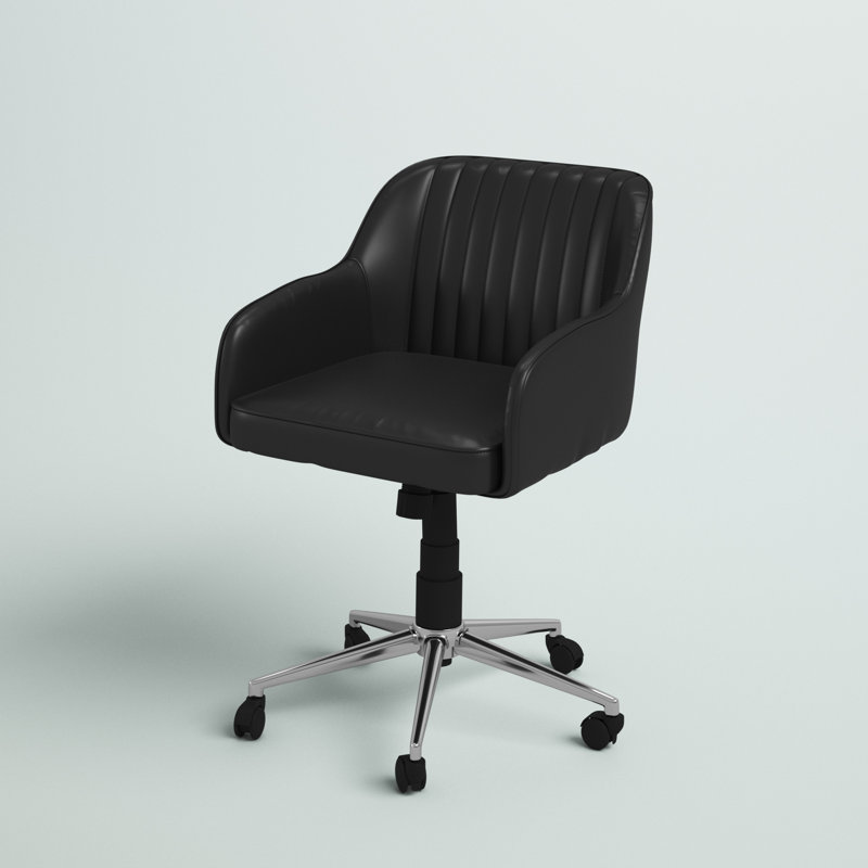 Latitude Run® Faux Leather Task Chair & Reviews | Wayfair