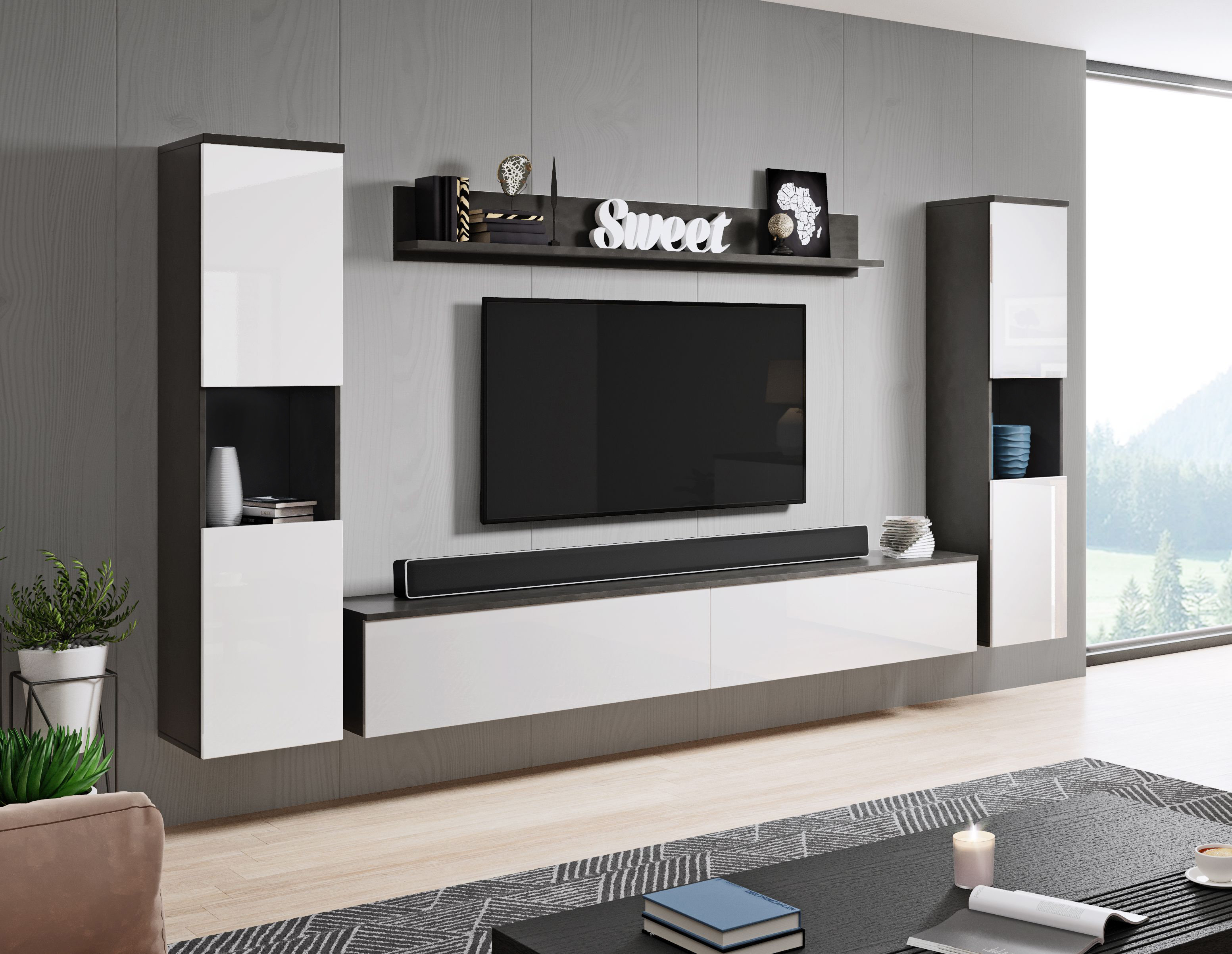 17 Stories Lisania Entertainment Center for TVs up to 65" | Wayfair.co.uk