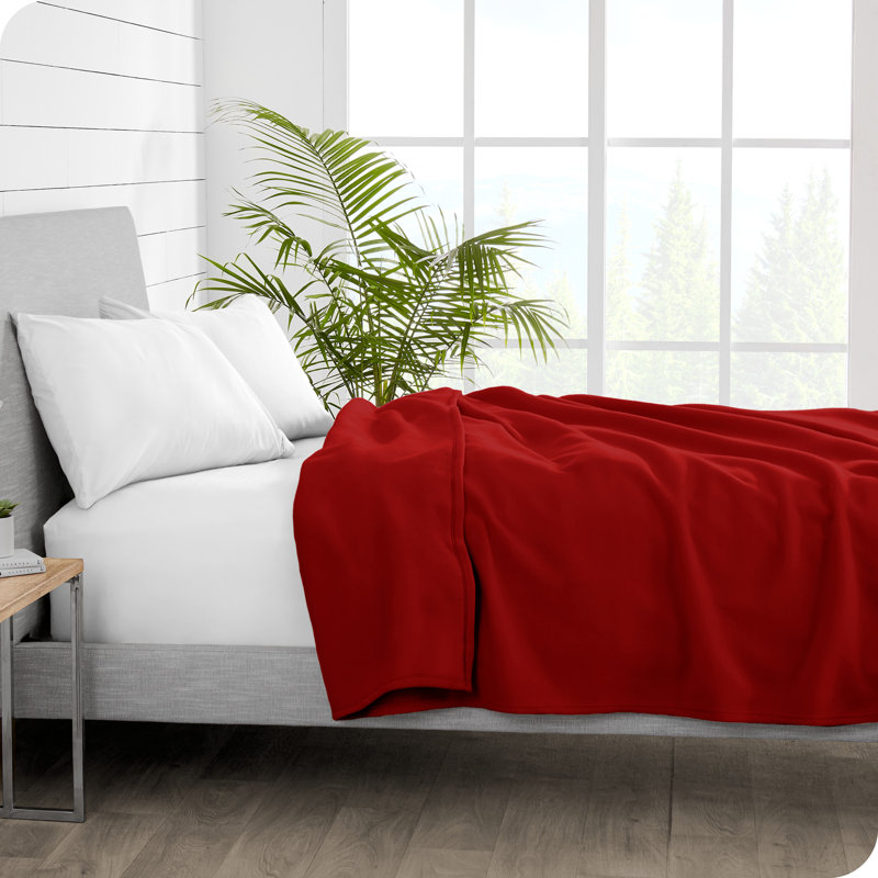 Bare Home Lightweight Polar Fleece Blanket & Reviews | Wayfair