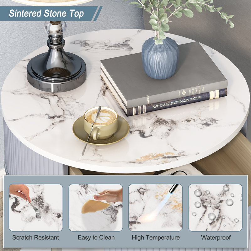 17 Stories Frame End Table with Storage & Reviews | Wayfair