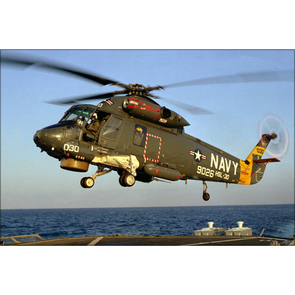 History Galore 24X36 Gallery Poster, Kaman SH-2F Seasprite Helicopter ...