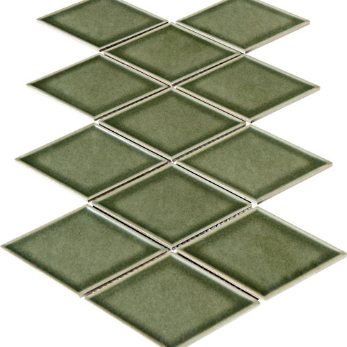 Parvatile (38178) 2.35" x 3" Porcelain Grid Mosaic Pattern Tile | Wayfair