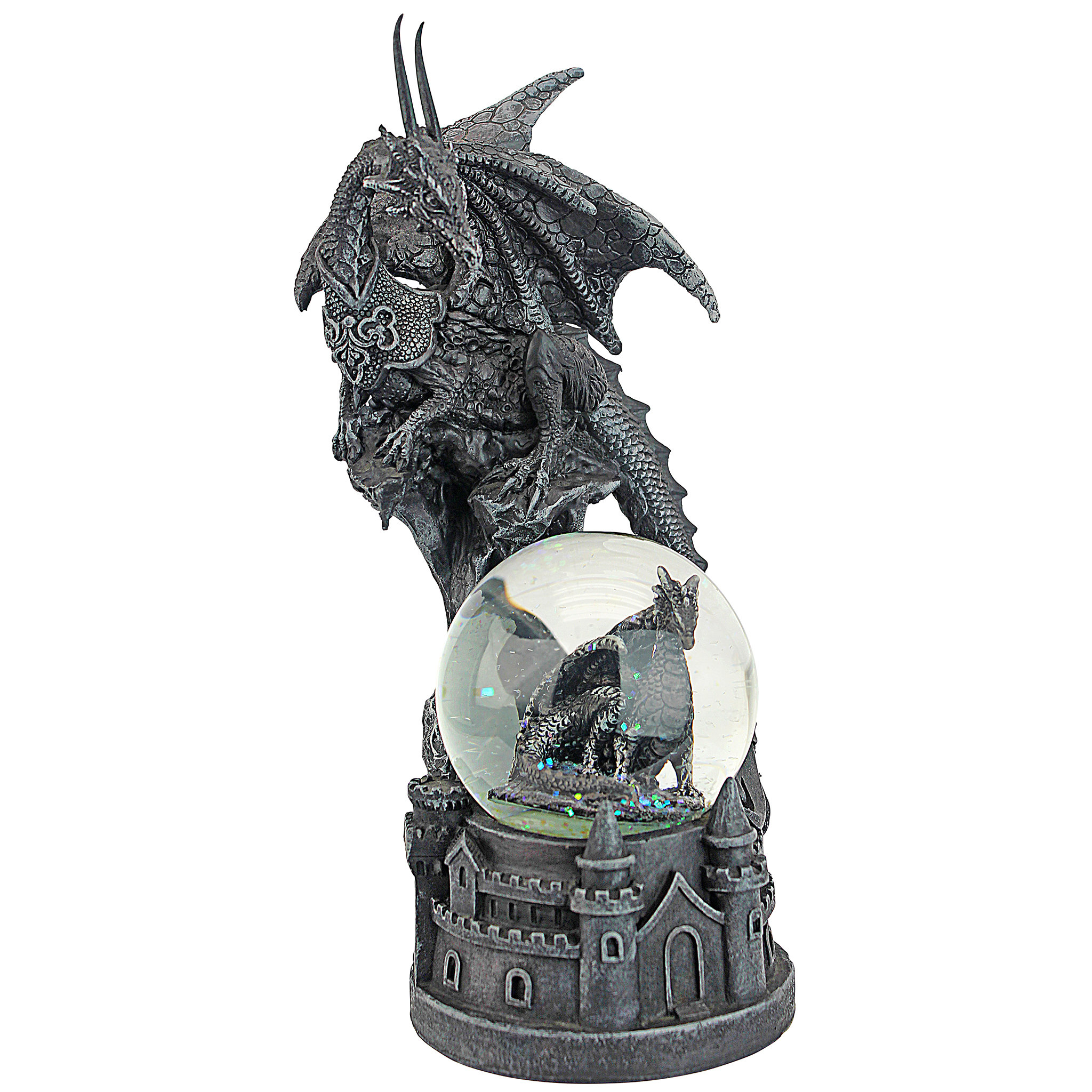 Design Toscano Dragons of Castle Malahide Gothic Water Globe - Wayfair ...
