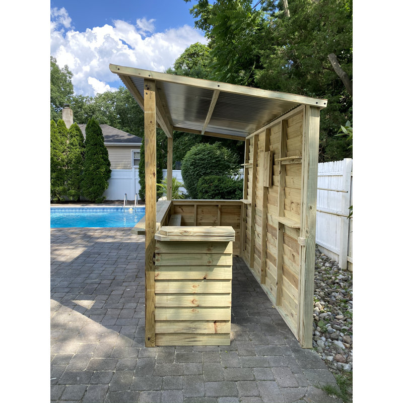 Taverns-To-Go 10' x 5' Backyard Bar | Wayfair