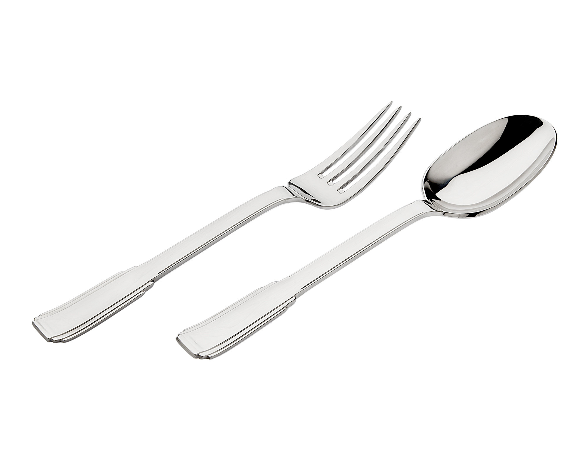 Godinger Silver Art Co Art Deco 18/10 Stainless Steel Mirrored Serving ...