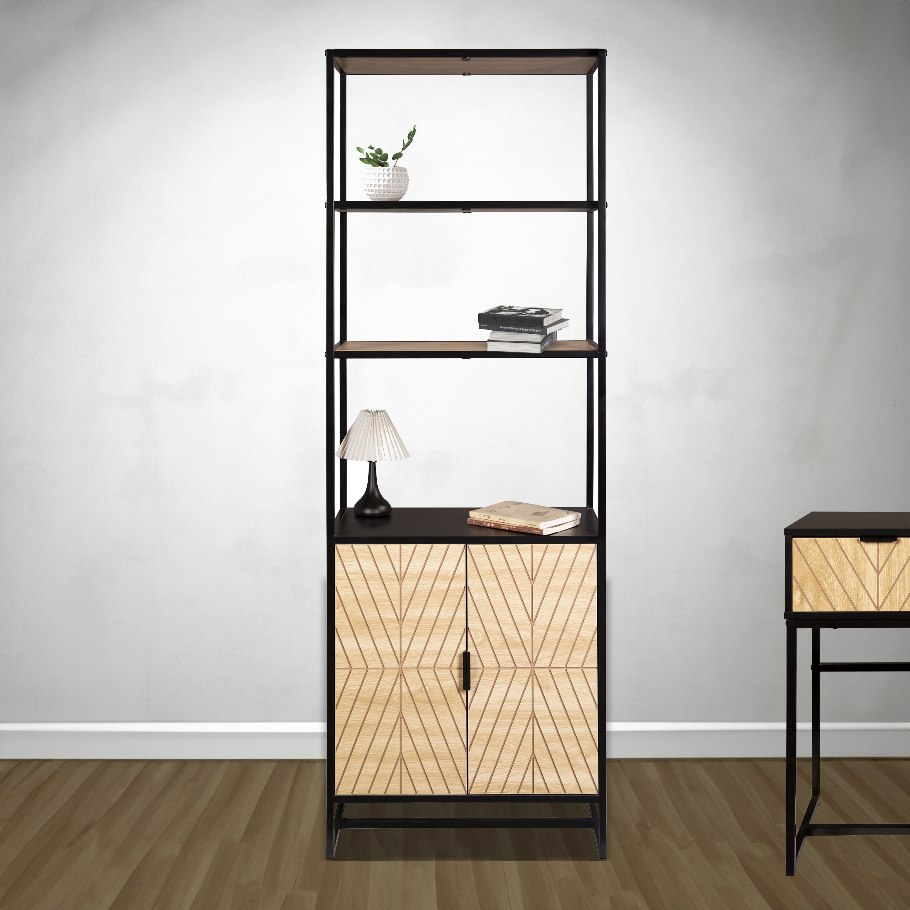 Union Rustic Kulaga Storage Bookcase | Wayfair