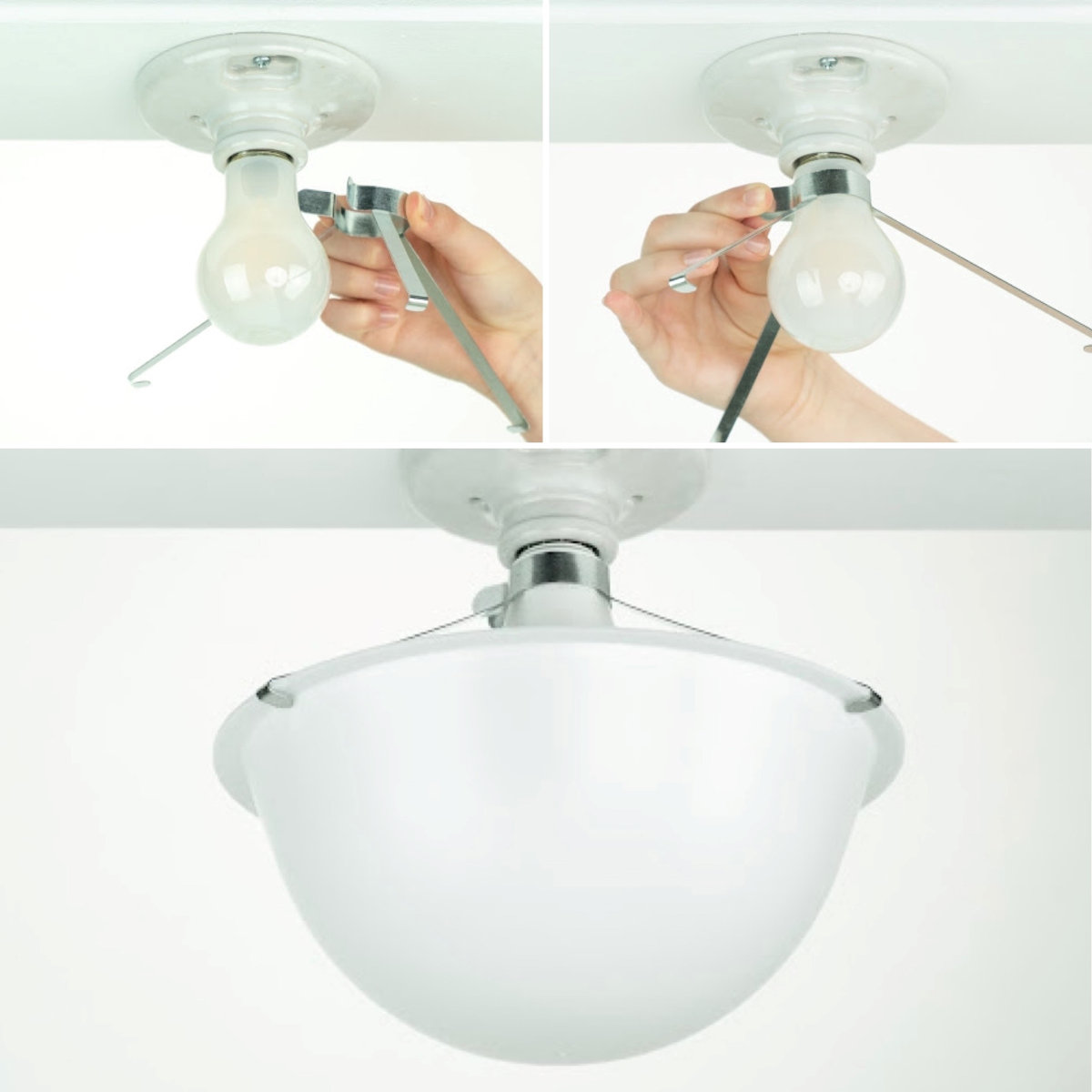 Wrought Studio™ Ceiling Light Cover, Light Bulb Cover, Exposed Light ...