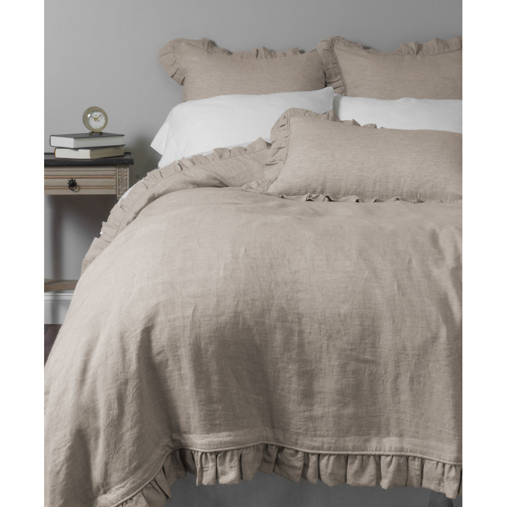 Amity Home Basillo Eunice Cotton Blend Single Duvet Cover | Wayfair