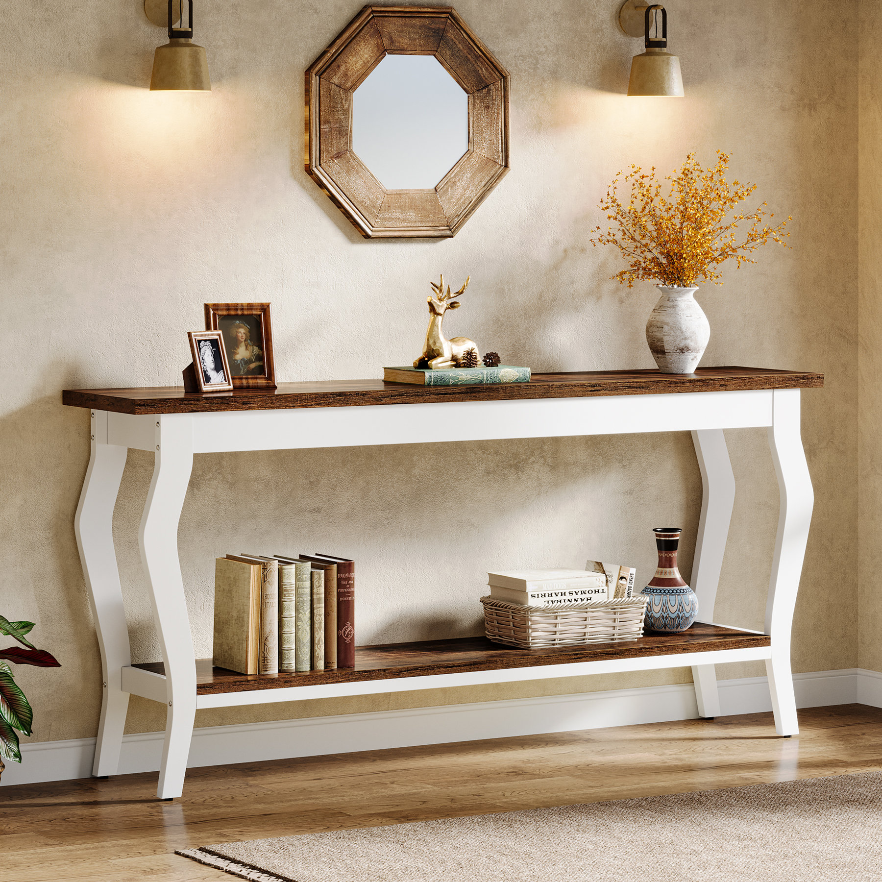 Winston Porter Syssel 70.9 Inches Console Table & Reviews | Wayfair