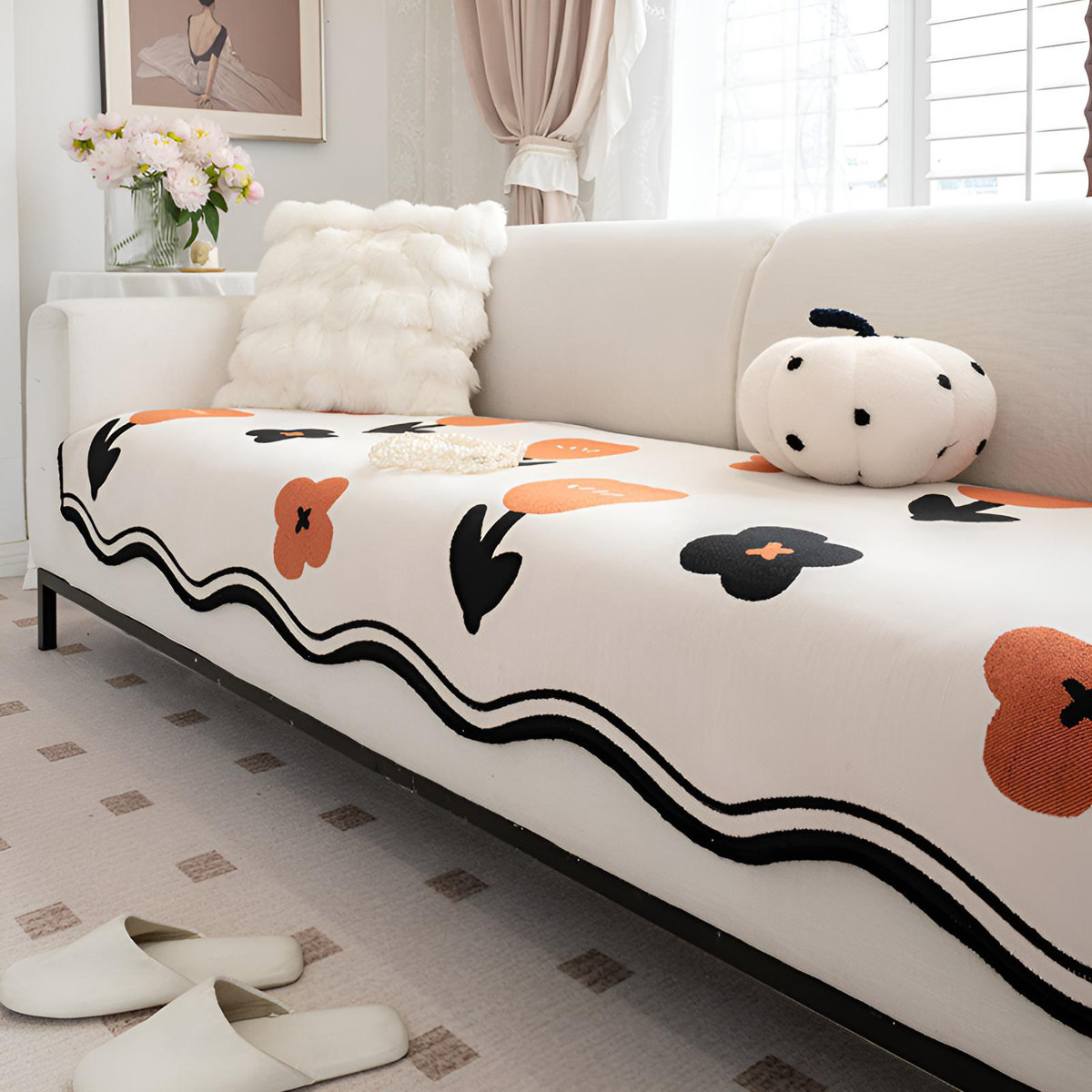 Lark Manor™ Non-Slip Sofa Seat Cushion, Straight Sofa Cushion, No ...