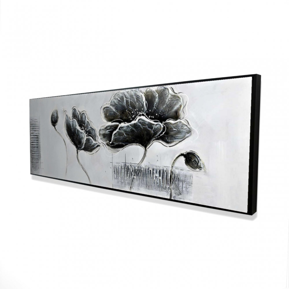 Begin Edition International Inc. " Industrial Style Grayscale Flowers ...