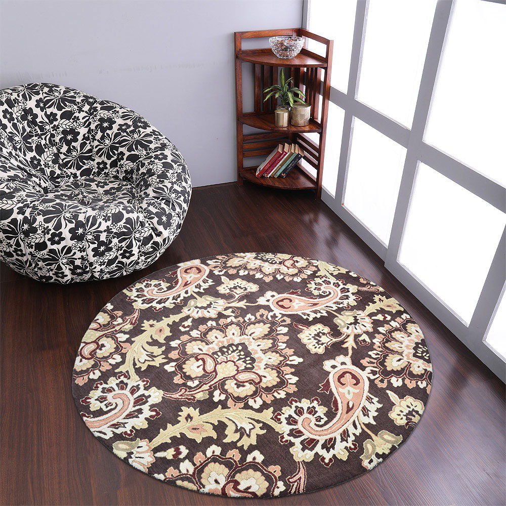 Lark Manor Hollander Paisley HAND TUFTED WOOL ECO-FRIENDLY AREA RUGS ...