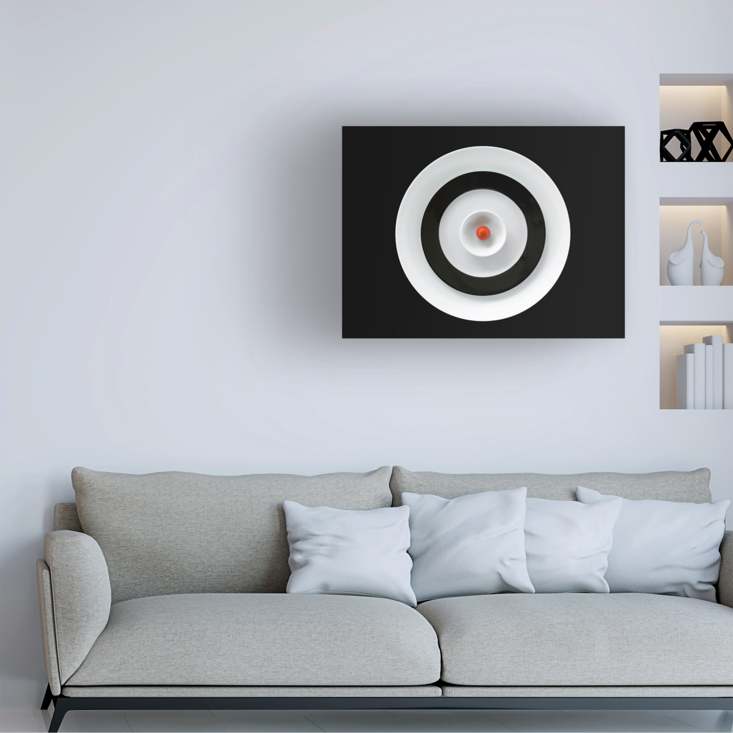 Ebern Designs Jacqueline Hammer Target Canvas Art | Wayfair