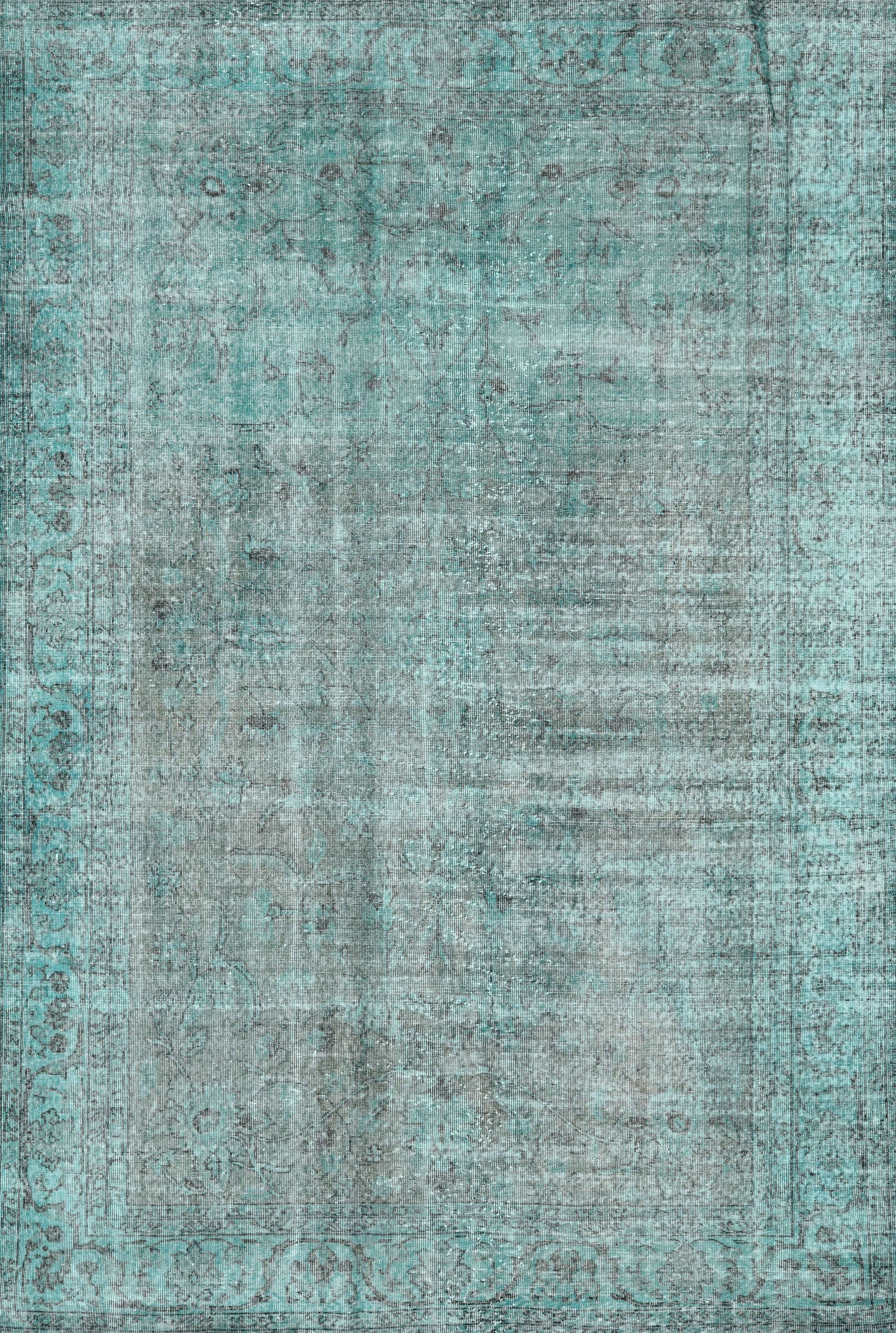 Hokku Designs Bairiki Hand-Tufted Wool Blue Area Rug | Wayfair