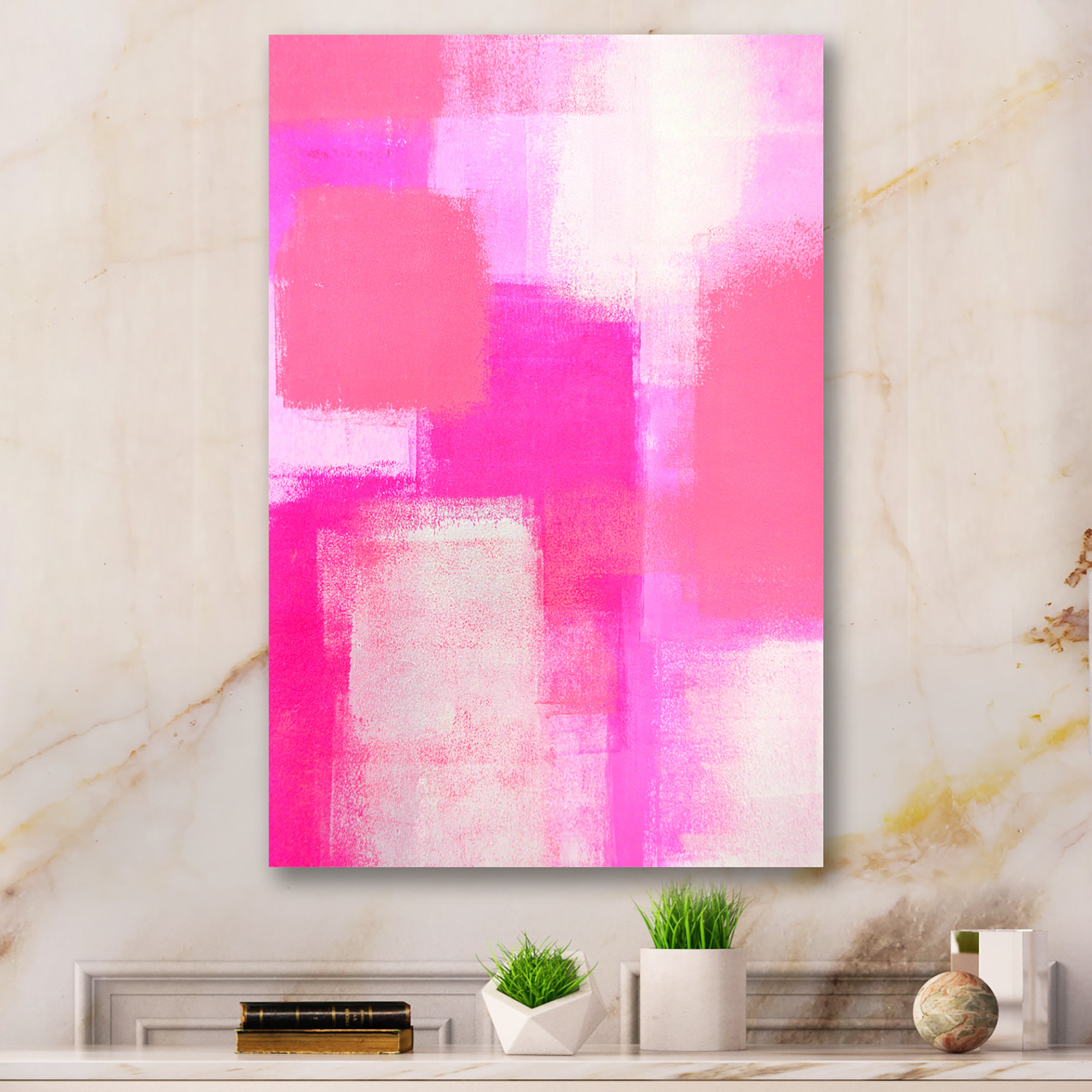 Wrought Studio Colorfields In Shades Of Pink II - Modern & Contemporary ...