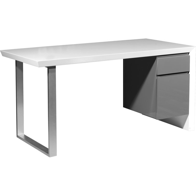 Urban Designs Media 160cm W Rectangular Writing Desk | Wayfair.co.uk