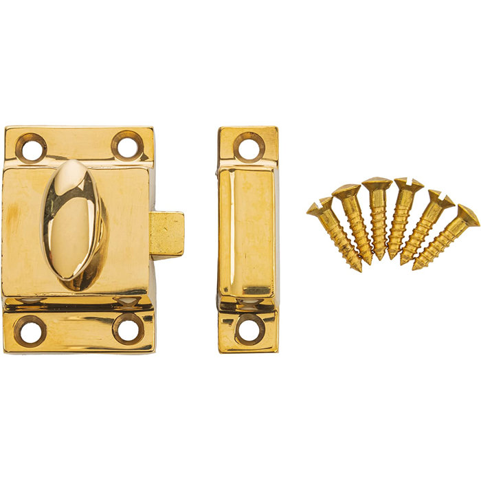 UNIQANTIQ HARDWARE SUPPLY Small Heavy Duty Cabinet Door Latch | Wayfair