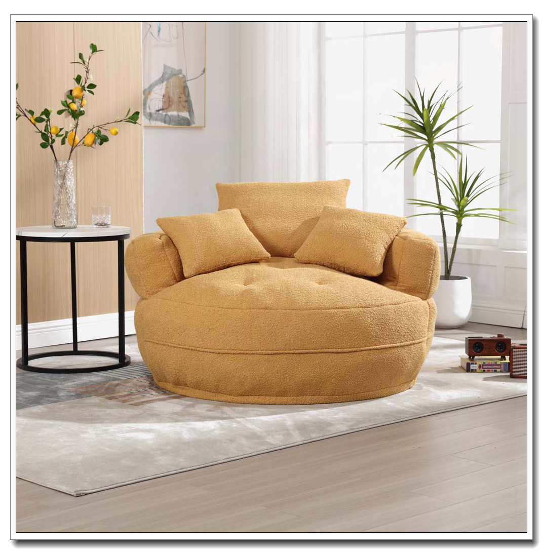 Trule Upholstered Boucle Chair,No Assembly - Wayfair Canada