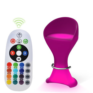 Bring Home Furniture 41" LED Light Up Bar Stool Dimmable Lighting ...