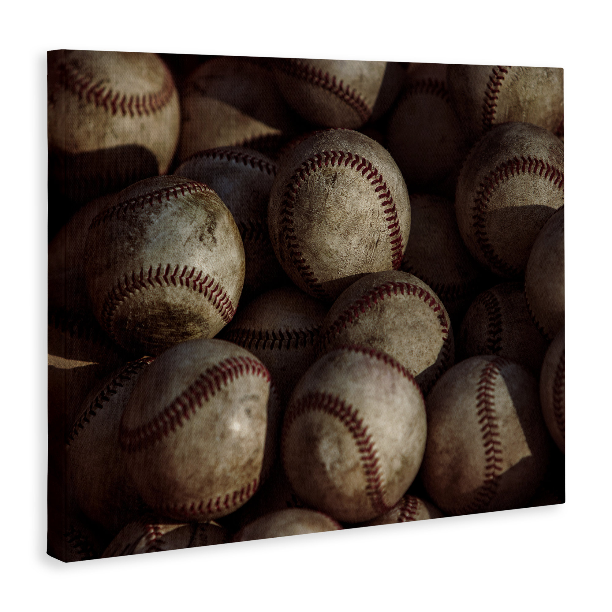 One Allium Way Bin Of Baseballs Canvas, design by Marcus Prime ...