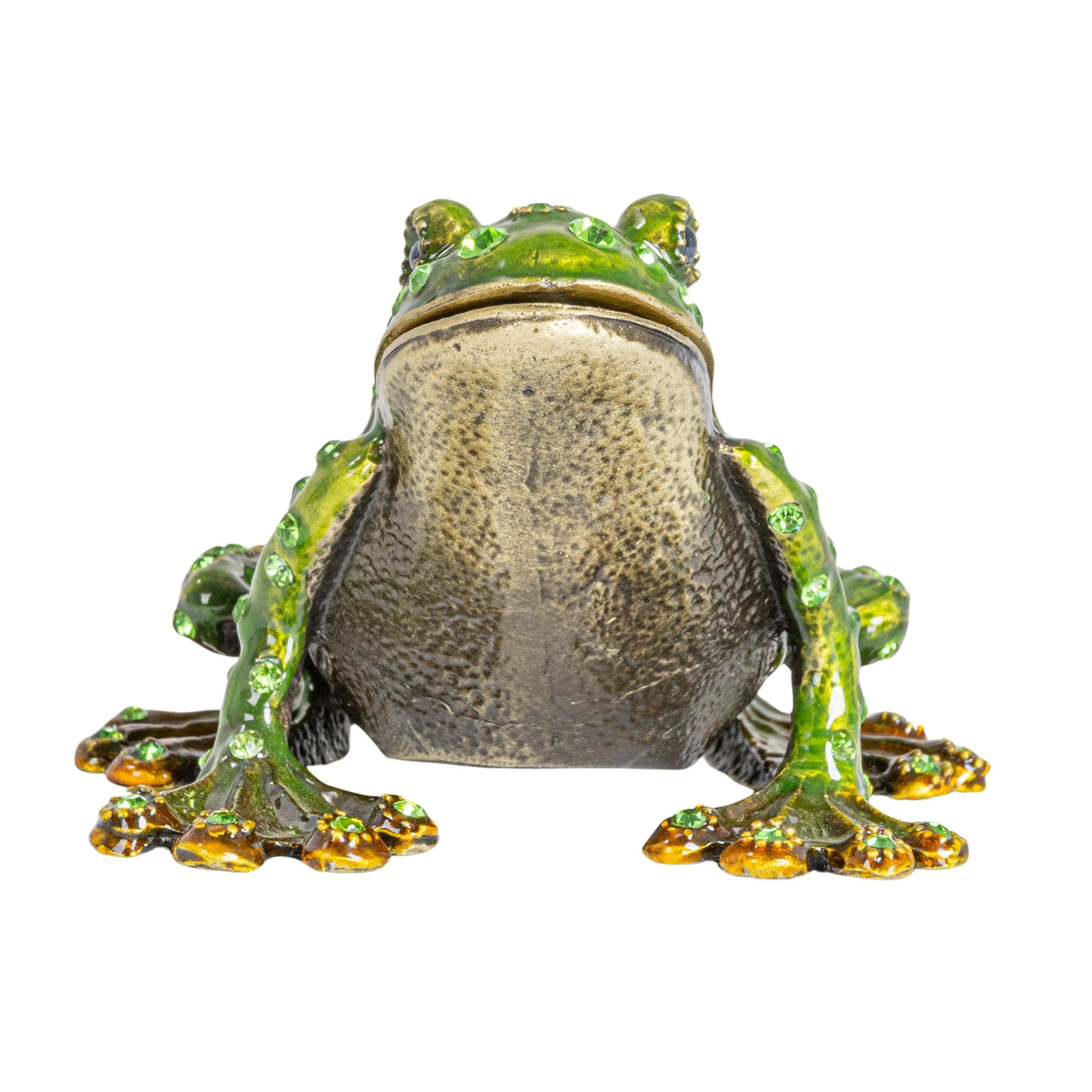 Winston Porter Jeweled Frog Trinket Box | Wayfair