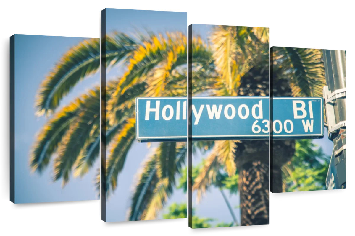 Ebern Designs Sireci Hollywood Street Sign | Wayfair