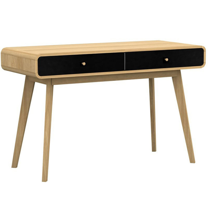 George Oliver Jenniya Writing Desk with Drawers & Reviews | Wayfair