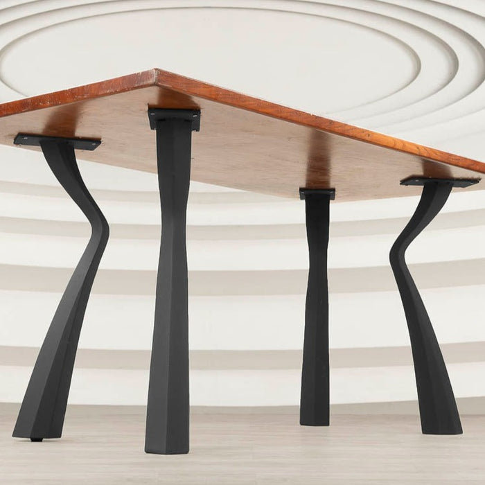 Corrigan Studio® Metal Desk Legs 3"L x 3"W x 28"H 503 Seung, Set of 4 ...