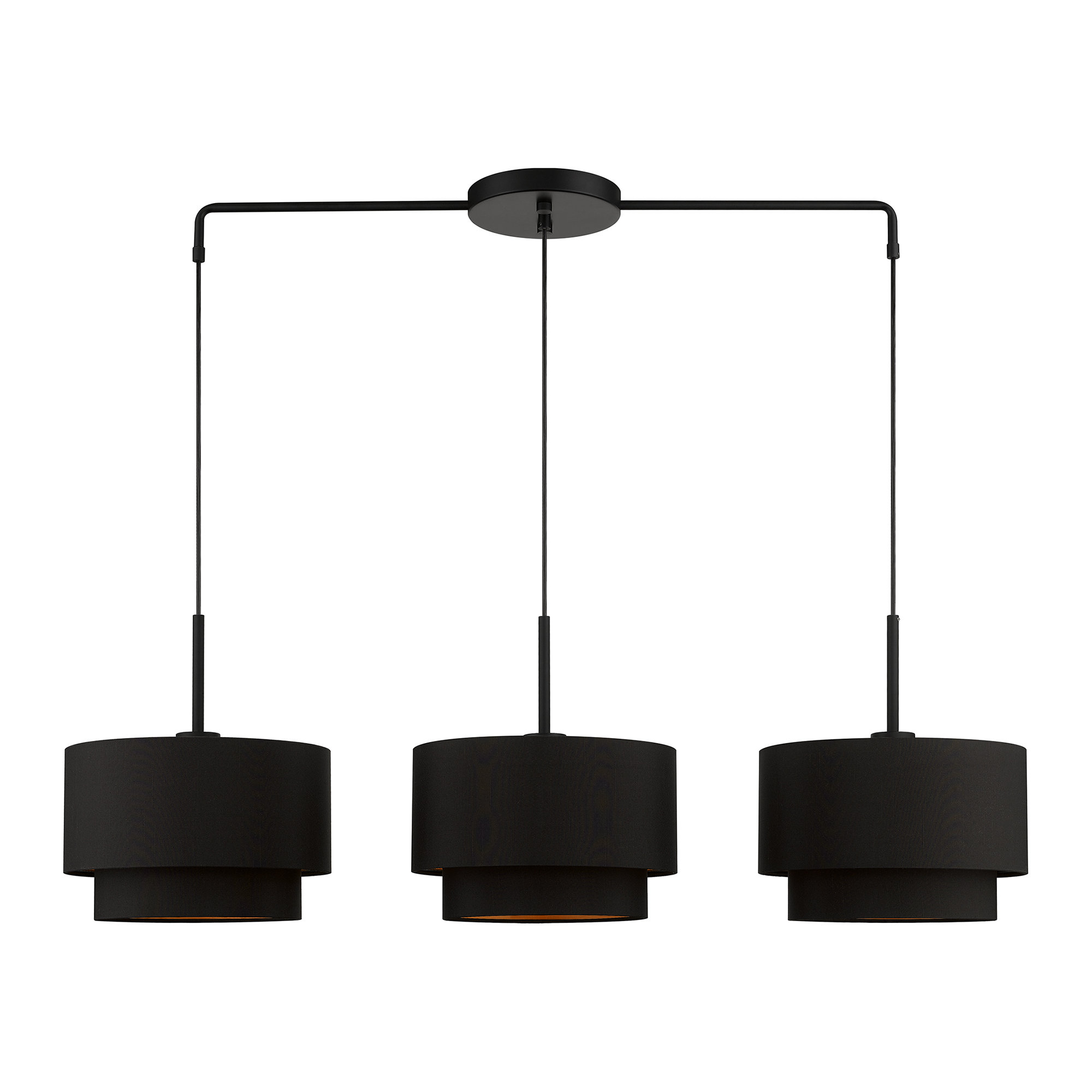 Ivy Bronx Baysinger 3 - Light Dimmable Drum Chandelier & Reviews | Wayfair