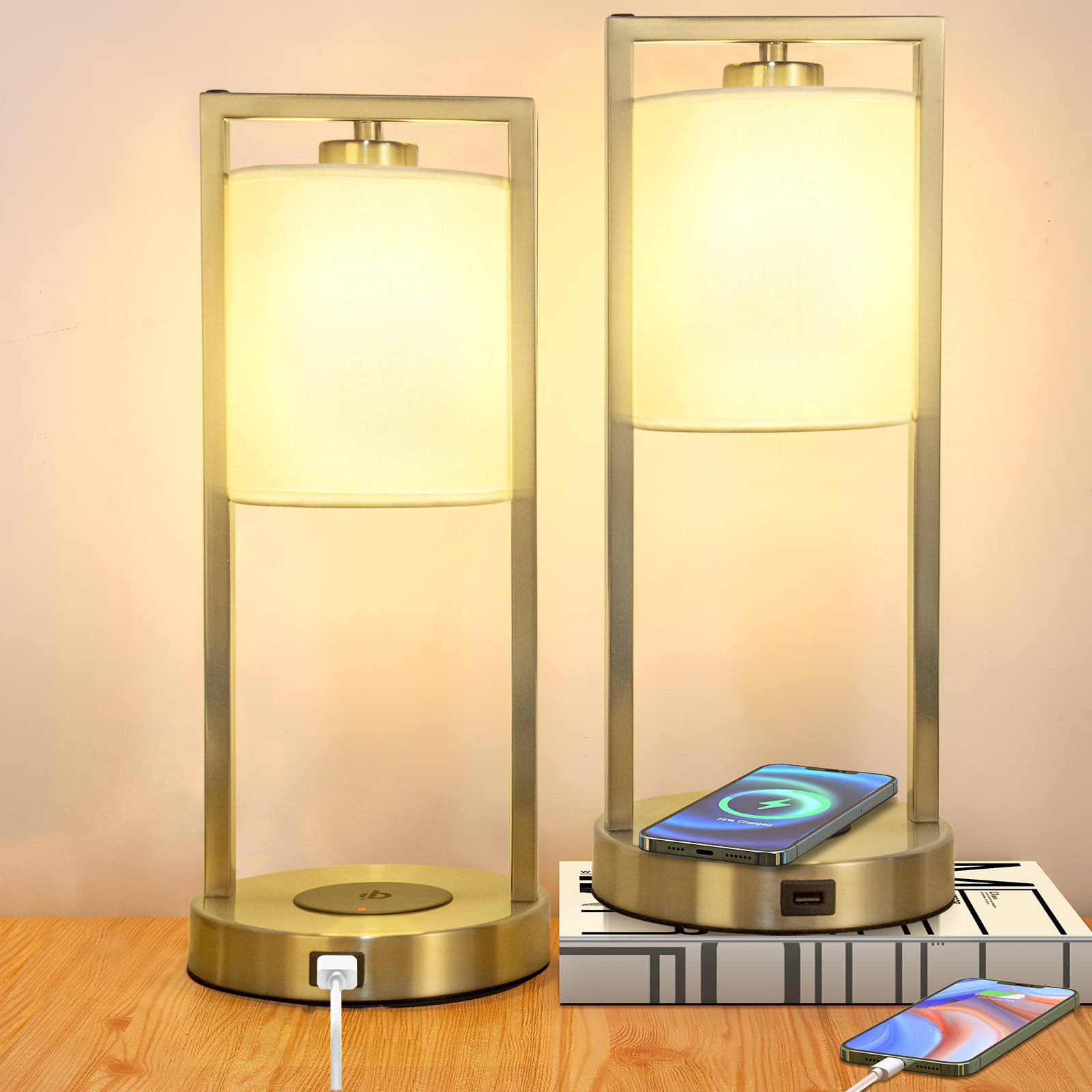 Everly Quinn Markaysha Metal USB Table Lamp | Wayfair