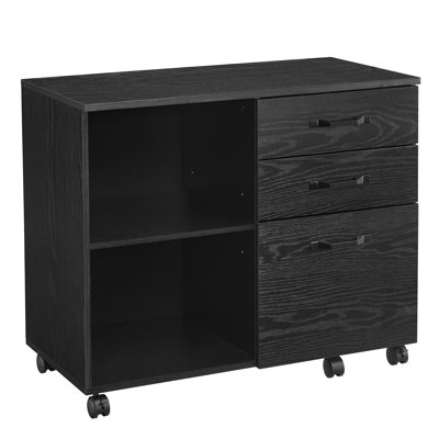 Ebern Designs Clella 29.52'' Wide 3 -Drawer Mobile File Cabinet with ...