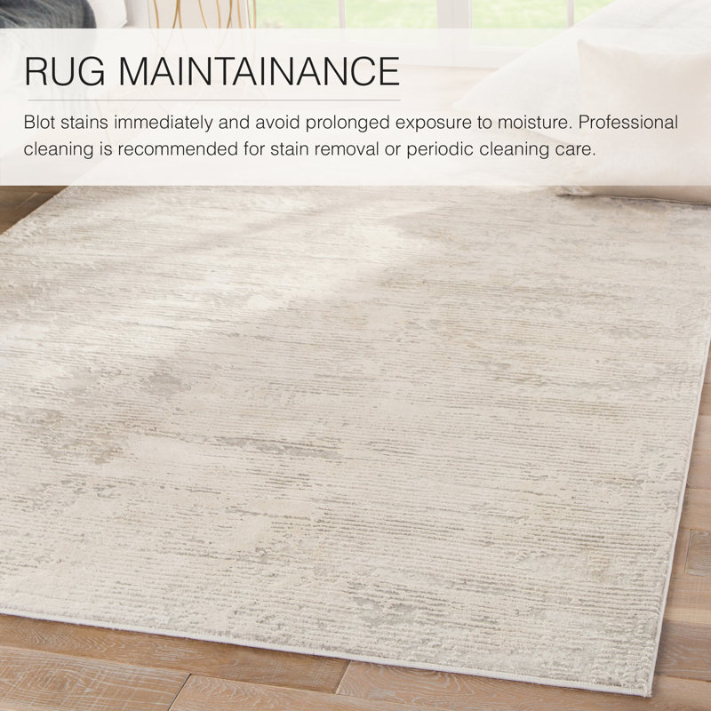 Brayden Studio® Averill Gray/Ivory Rug & Reviews | Wayfair