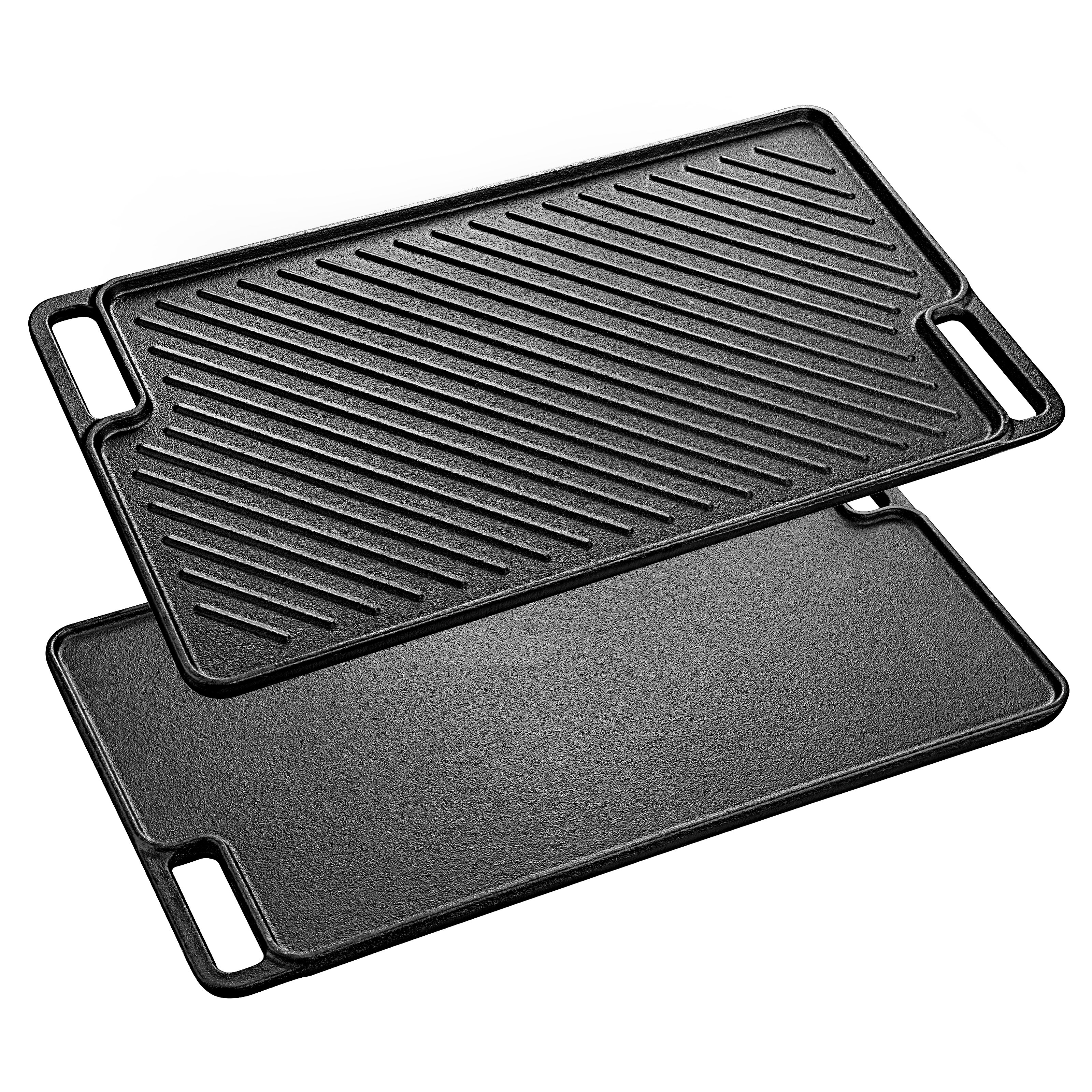 Velaze Non-Stick Reversible Cast Iron Griddle | Wayfair.co.uk