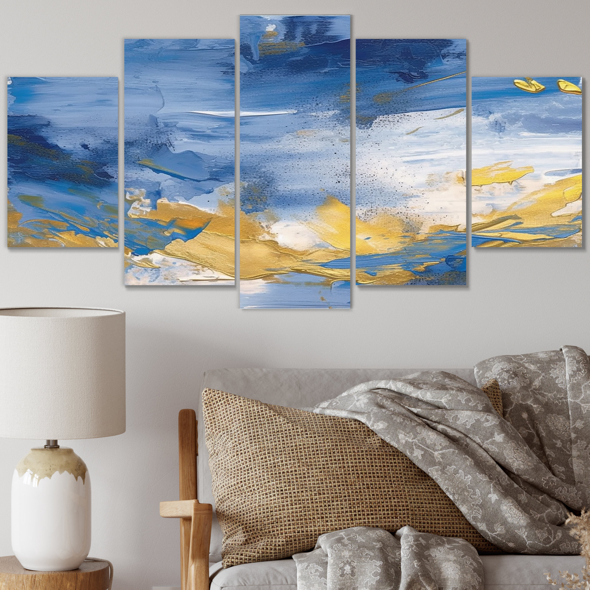 Wrought Studio™ Effervescent Ocean Golden Sunrise Awakening IV ...