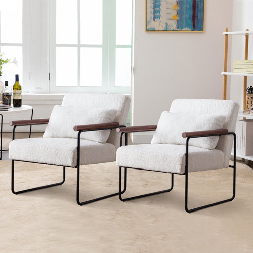 Arm Microfiber Accent Chairs You'll Love | Wayfair