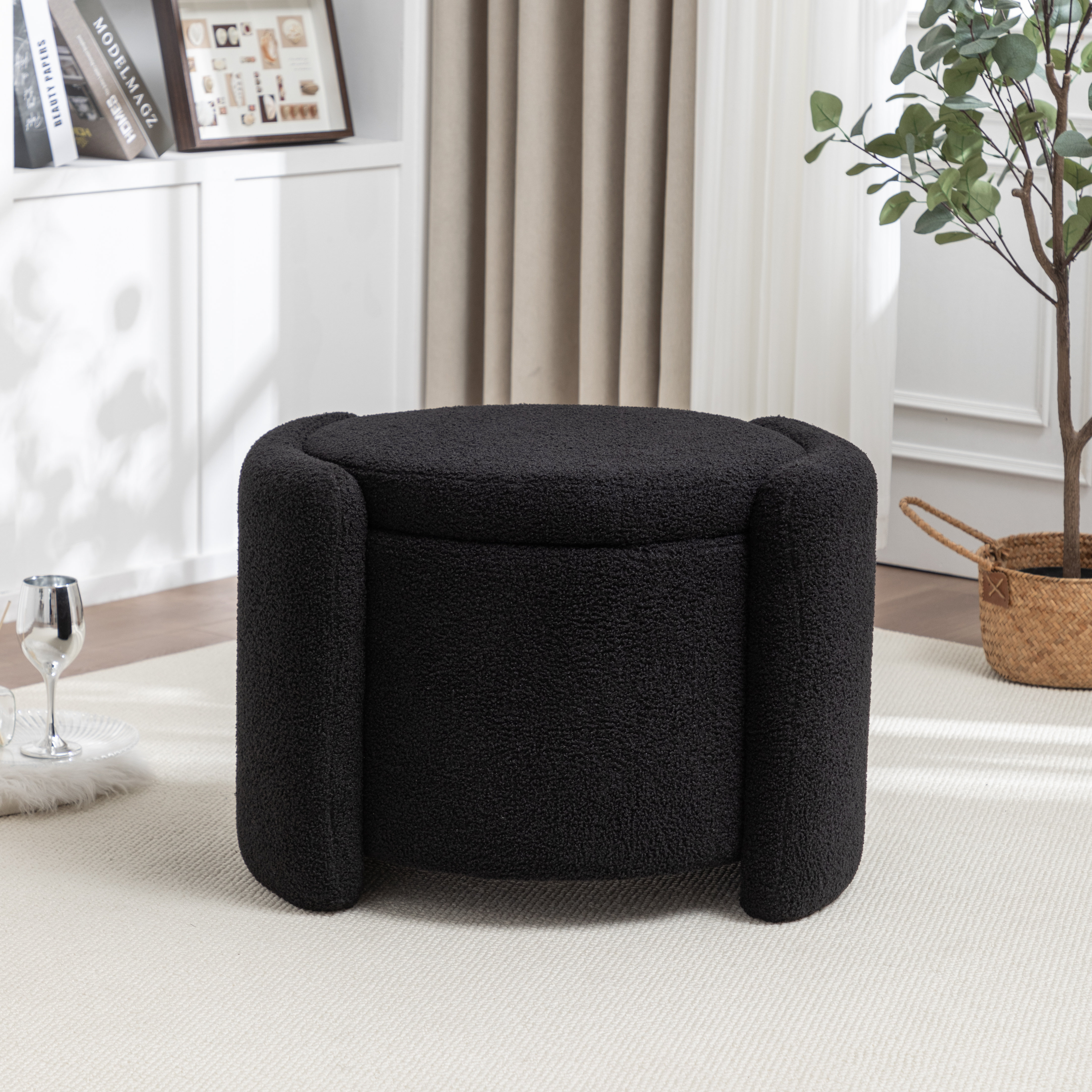 Wrought Studio Repose-pieds avec rangement caché - Wayfair Canada