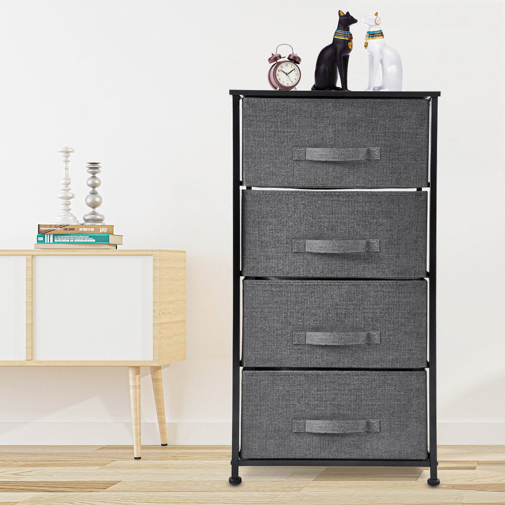 Rebrilliant Marcantel 4 Drawer Storage Chest & Reviews | Wayfair