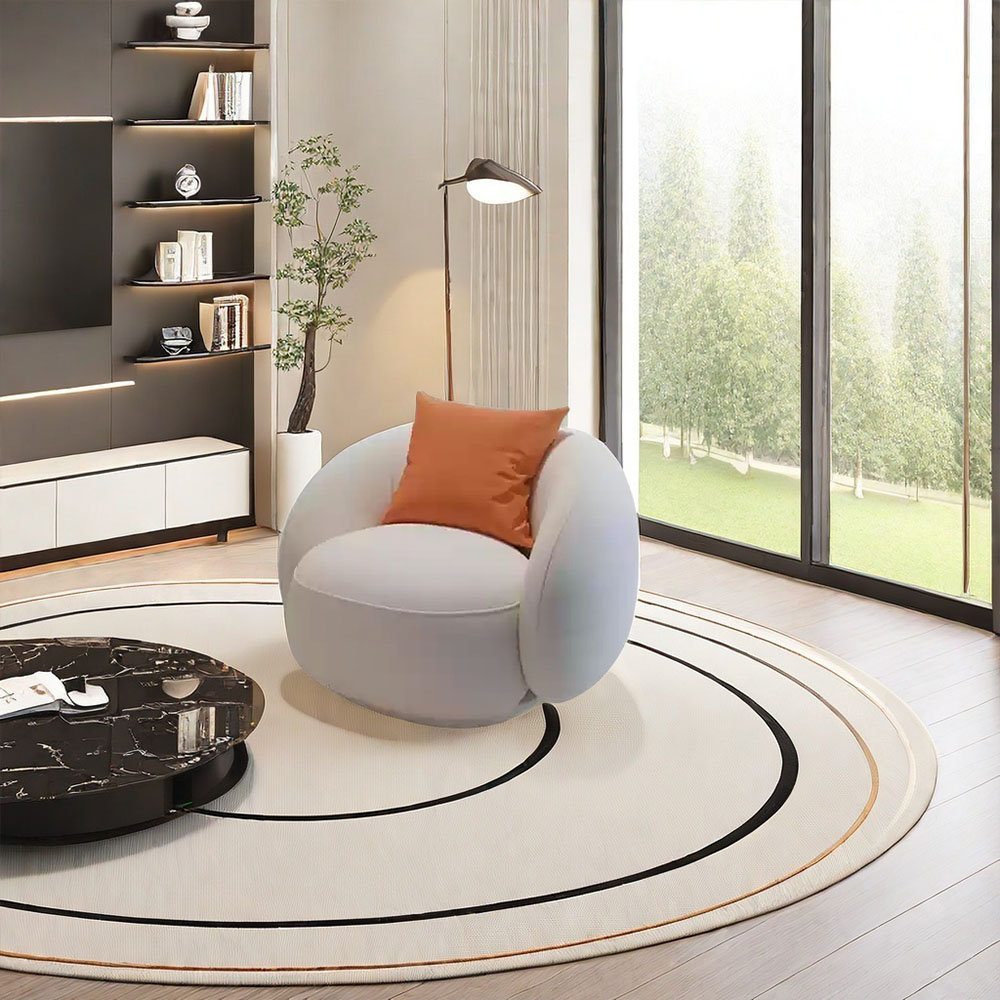 Walkoly Semi-circle light luxury arc sofa | Wayfair