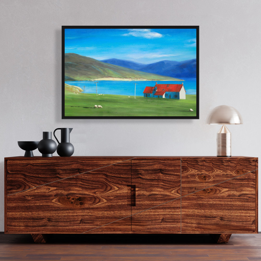 Begin Edition International Inc. Scottish highlands with a little red ...
